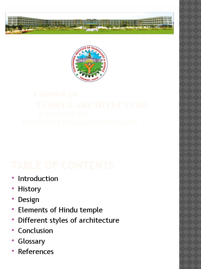 104P1A0139 Temple Architecture | PDF | Architectural Design | Architecture