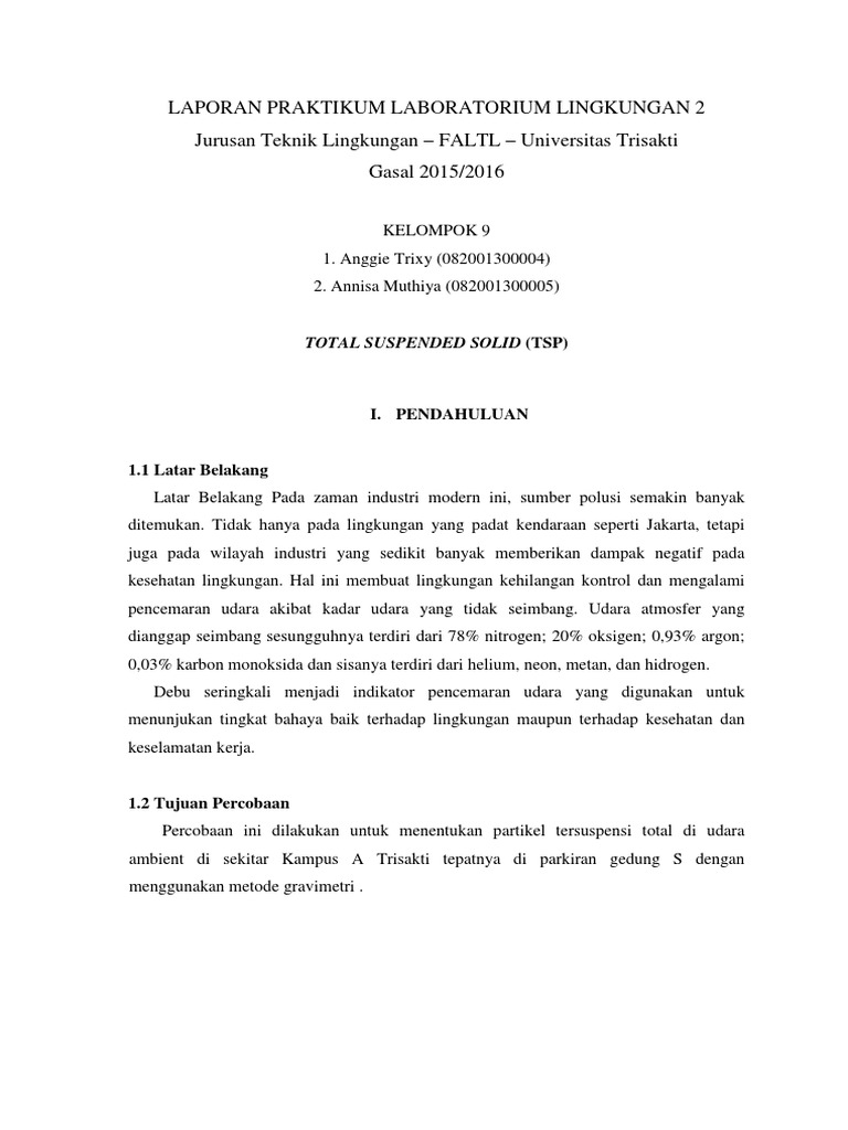 Laporan Labling TSP | PDF