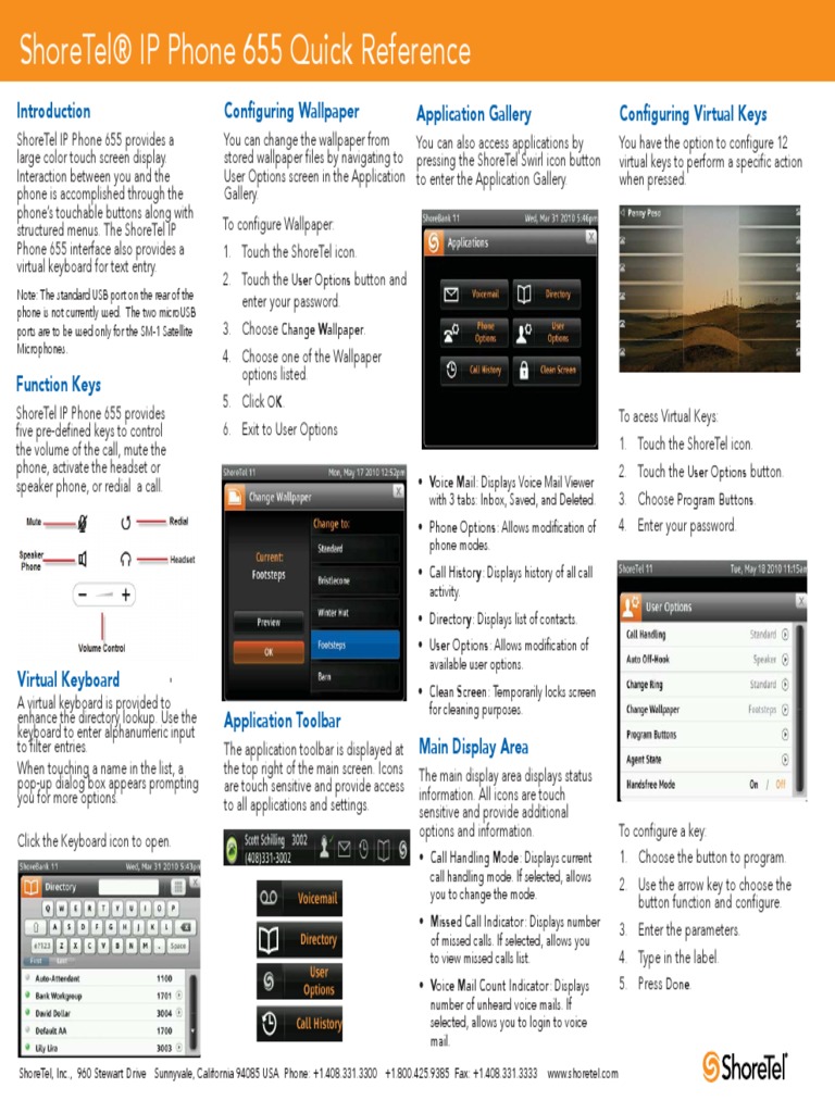 IP 655 Quick Reference | Download Free PDF | Voicemail | Icon (Computing)