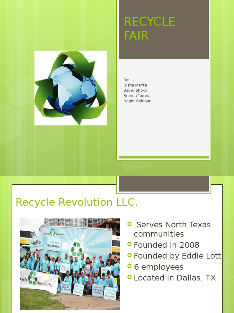 Proposal | PDF | Recycling | Sustainability
