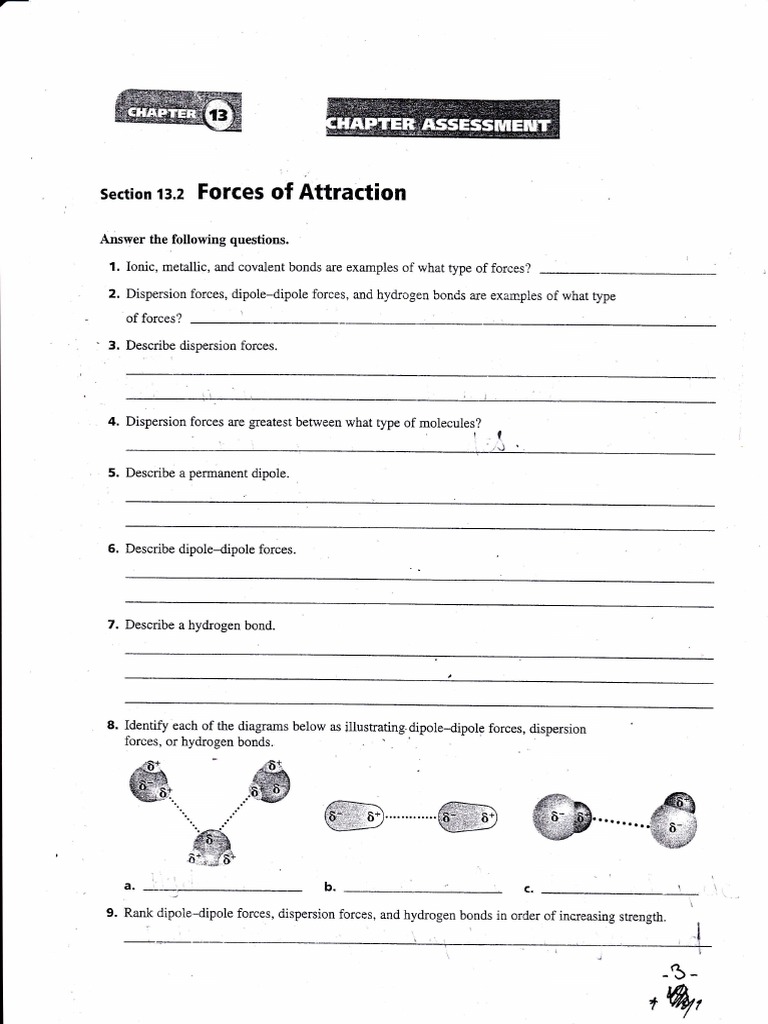 Forces of Attraction | PDF