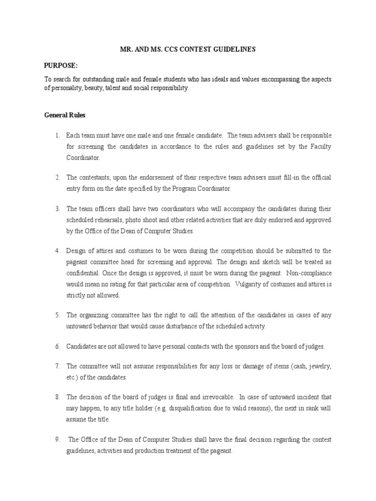 Guidelines MR and Ms | PDF