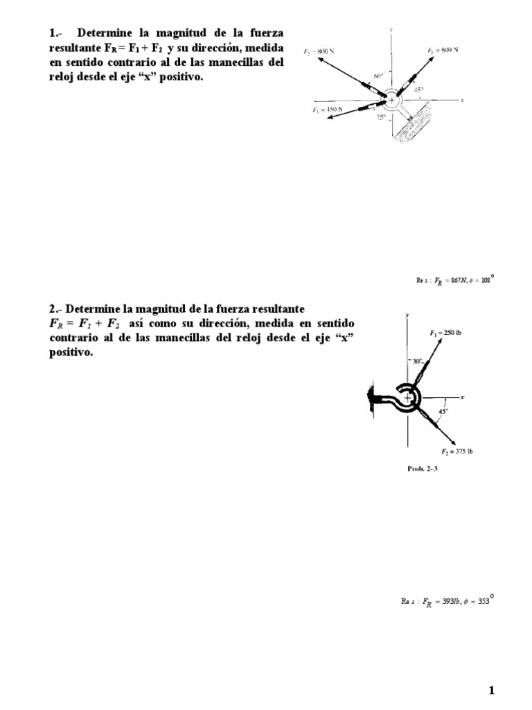 Prob Estatica Parc I A | PDF | Vector Euclidiano | Cálculo