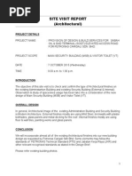Architectural Project Report Example PDF | PDF | Architect | General ...