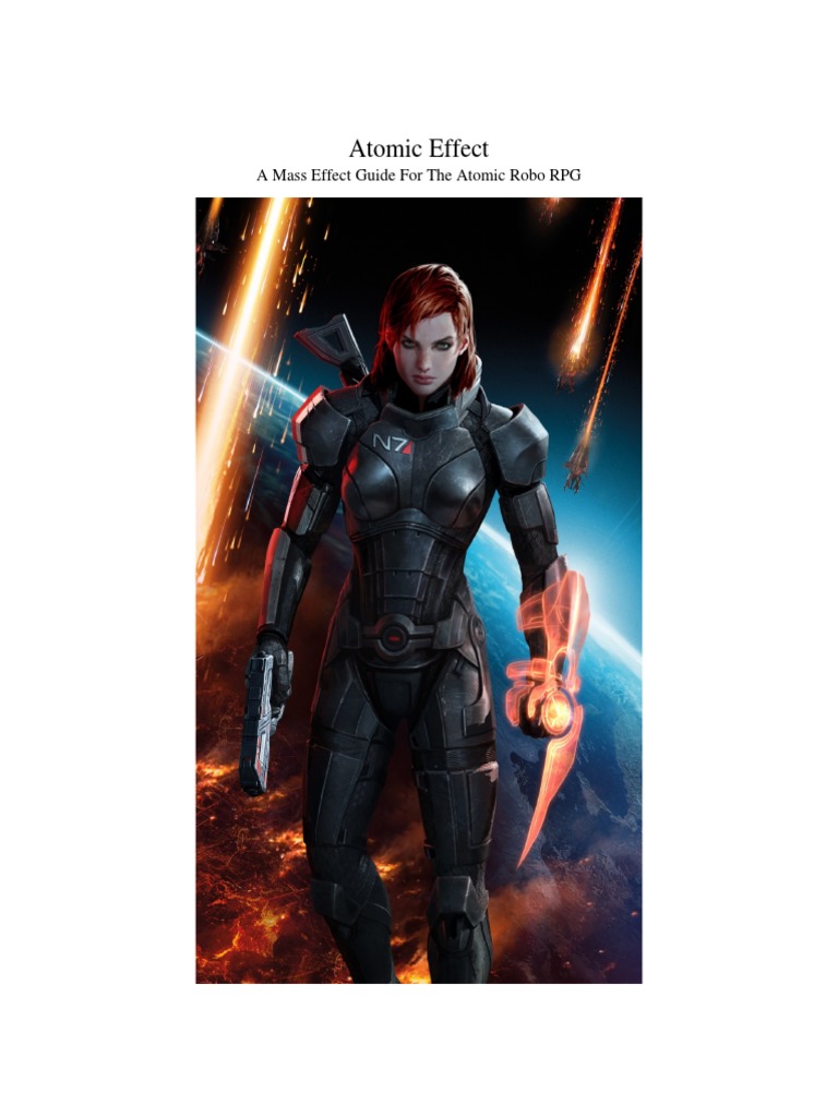 Atomic Effect: A Mass Effect Guide For The Atomic Robo RPG | PDF ...