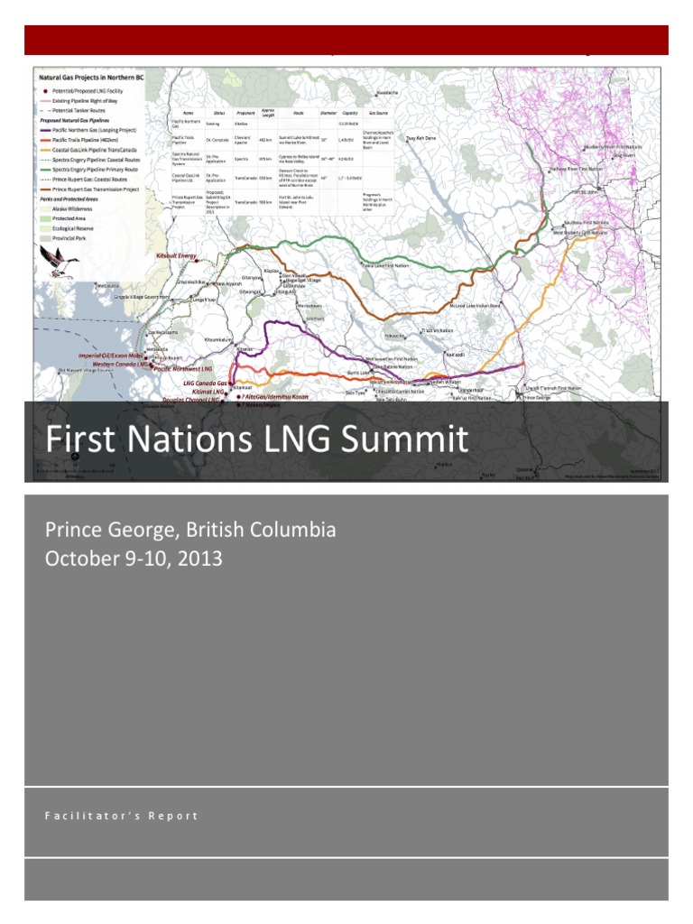 First Nations LNG Facilitators Report | PDF | Natural Gas | Nuclear Power