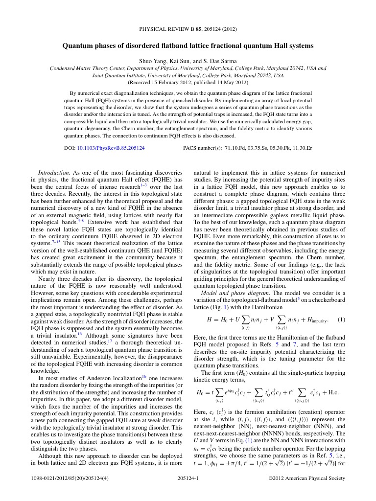 Quantum Phases of Disordered Flatband Lattice Fractional Quantum Hall ...