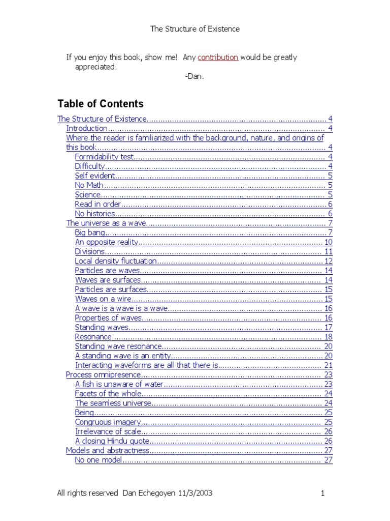 The Structure of Existence | PDF | Waves | Space