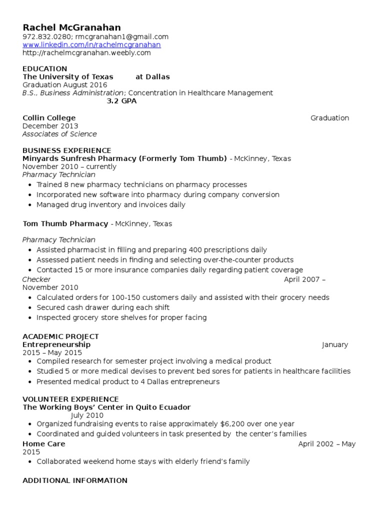 CMC Resume Final | PDF