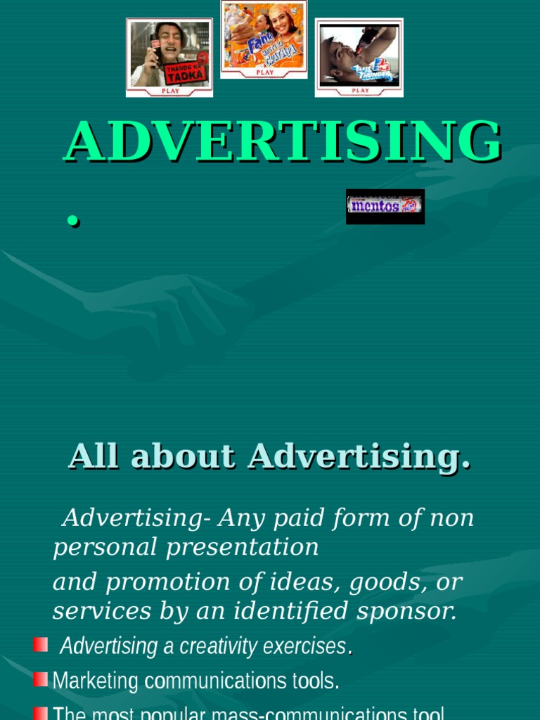 Advertising | PDF | Advertising | Public Relations
