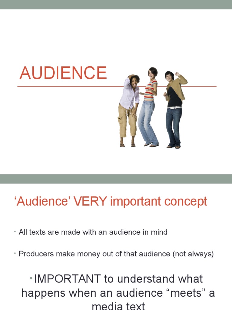 Classifying Audience | PDF | Audience | Target Audience