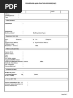 PQR Format | PDF | Welding | Construction