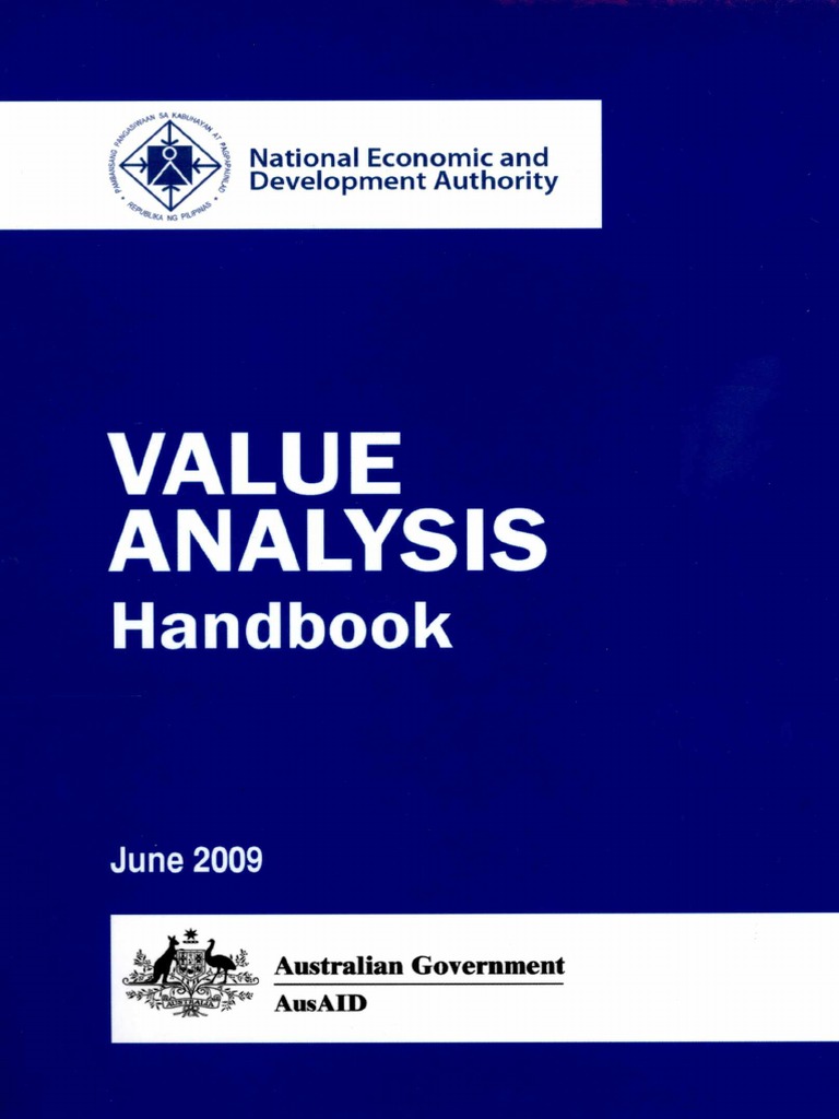 NEDA Value Analysis Handbook PDF | PDF | Public–Private Partnership ...