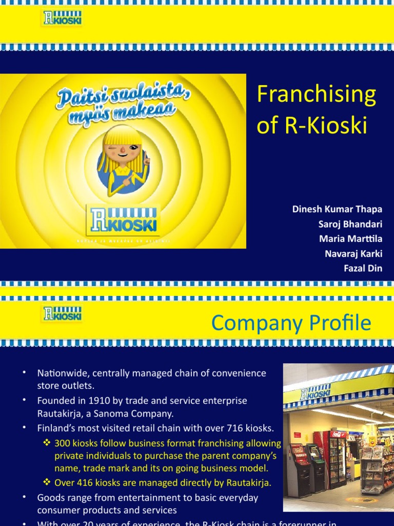 R-Kiosk Presentation (IBO) | PDF | Franchising | Business Economics