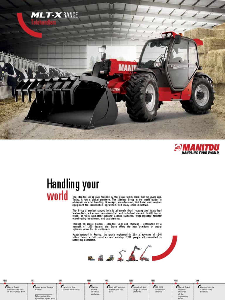 Manitou MLT-X Range (EN) | PDF | Transmission (Mechanics) | Vehicles