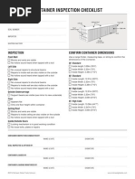 Panalpina 7-Point Container Inspection Checklist | PDF