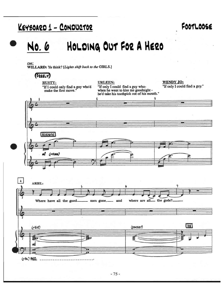 Holding Out For A Hero | PDF