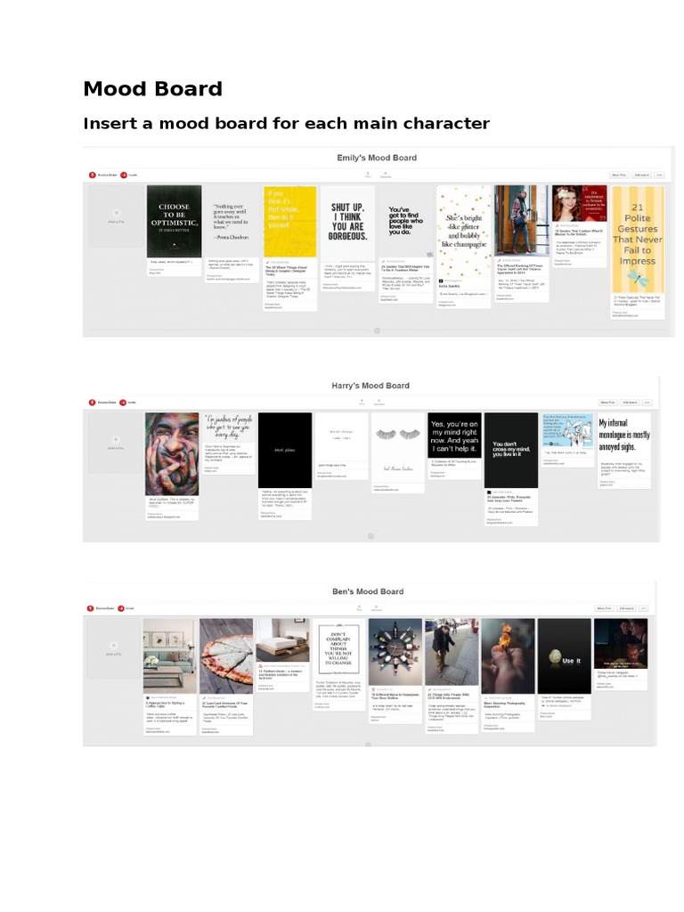 Mood Boards | PDF