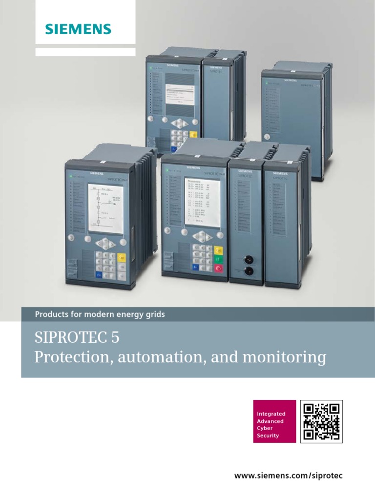 Em Siprotec5 Broschuere en | PDF | Computer Security | Security