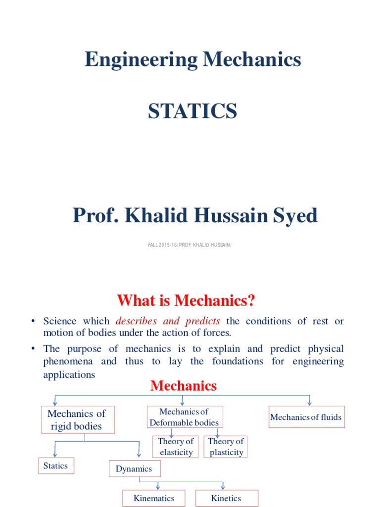 Fundamentals of Engineering Statics | PDF | Friction | Force