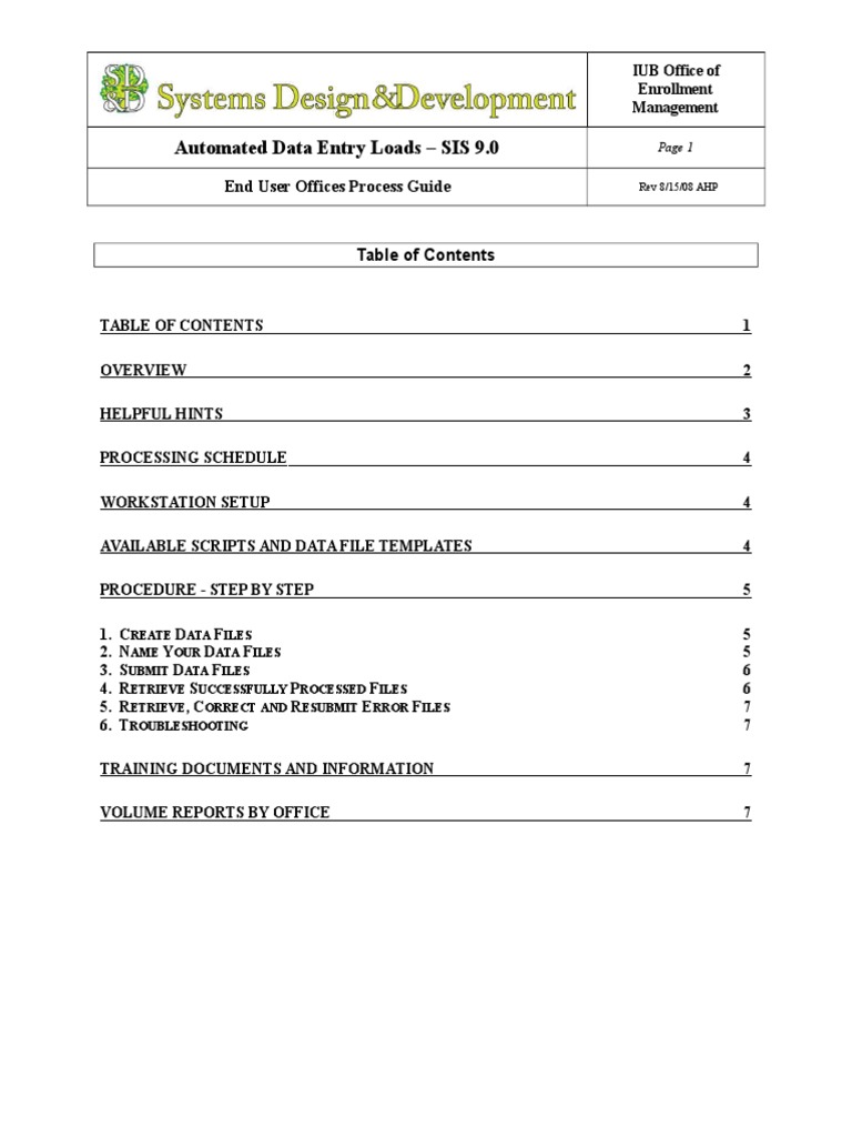 End User Offices Process Guide | PDF | Computer File | Microsoft Excel