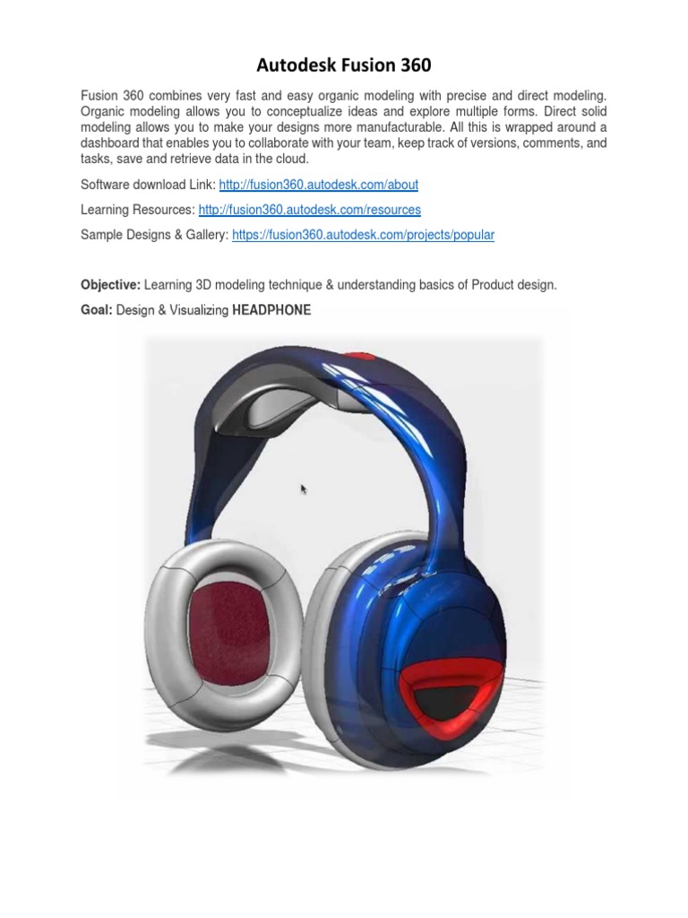 Fusion 360 Workshop | PDF | Usability | Icon (Computing)