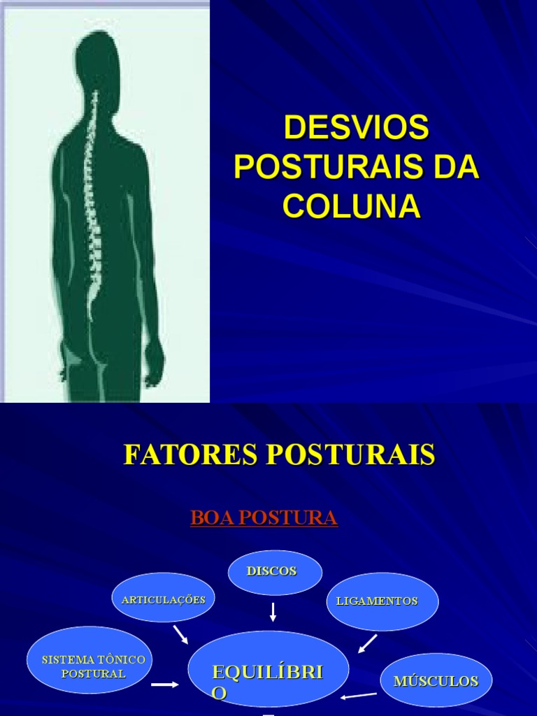 Desvios Posturais da Coluna Vertebral | PDF | Escoliose | RTT