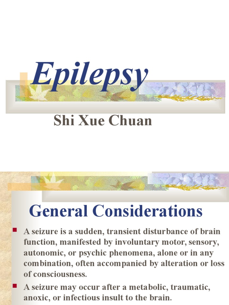 Epilepsy | PDF | Epilepsy | Nervous System