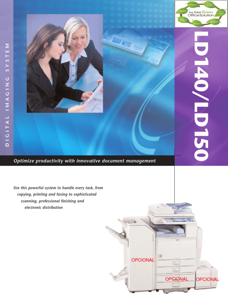 Catálogo Lanier LD140-LD240-LD250 | PDF | Image Scanner | Fax