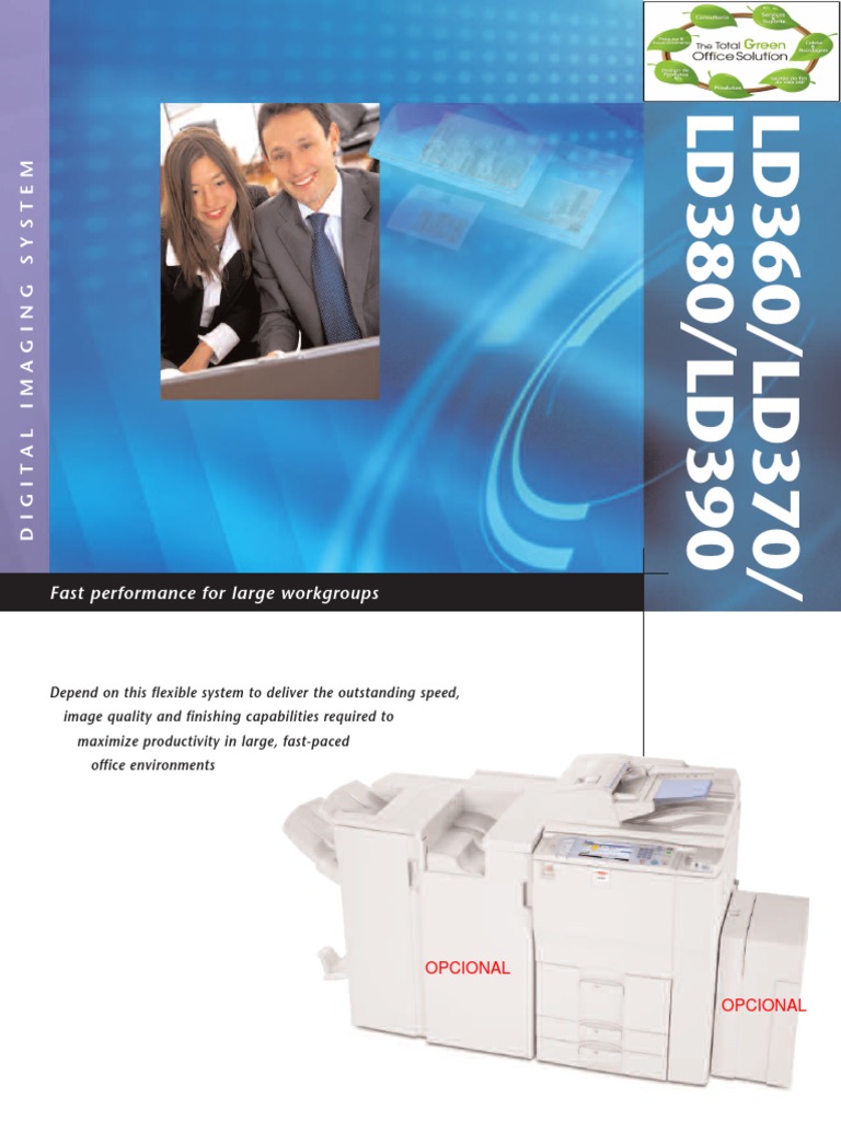 Catálogo LD360-LD380 | PDF | Fax | Image Scanner