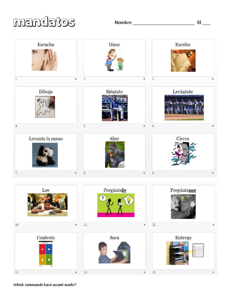 Command Notes For Kids | PDF | Computers