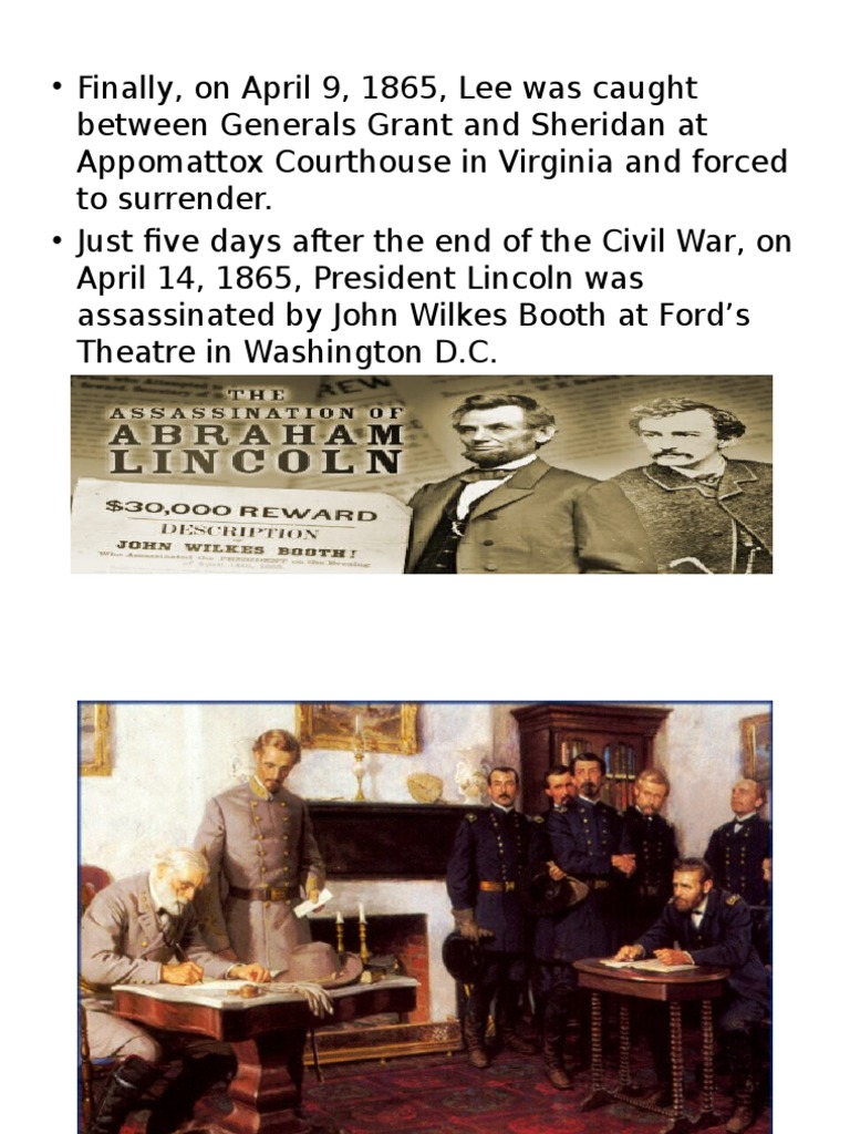 Reconstruction Presentation | PDF | Reconstruction Era | Abraham Lincoln