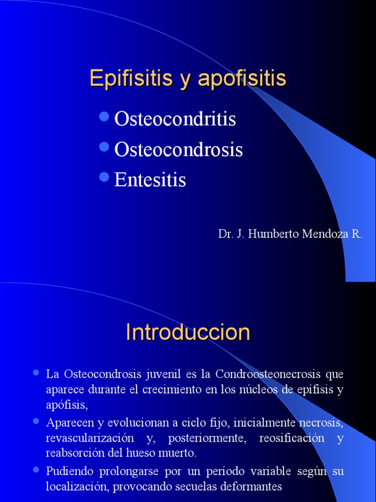 Epifisitis y Apofisitis | PDF | Hueso | Rodilla