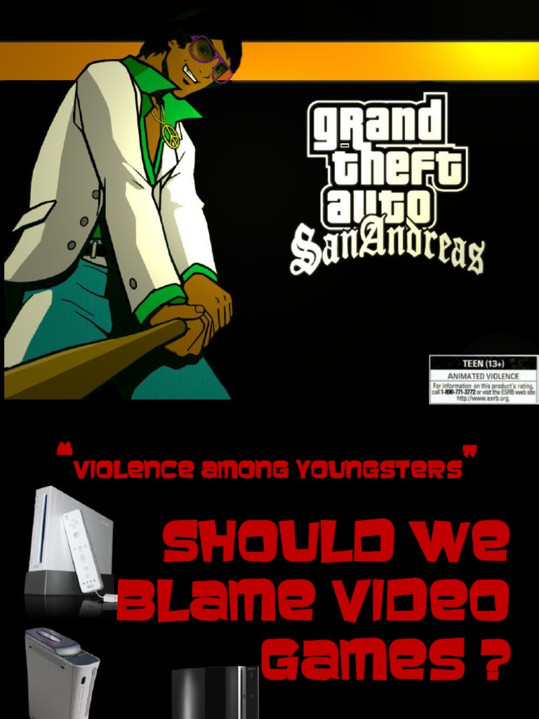 Video Games and Violence (Persuasive Speech Presentation) | PDF