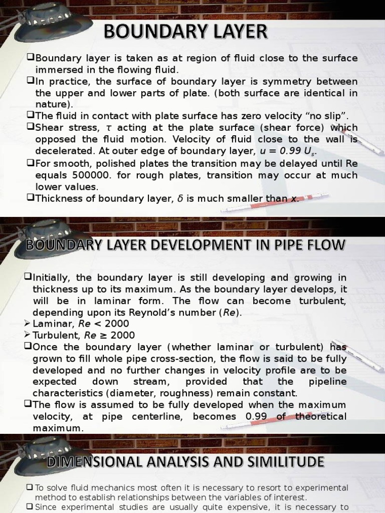 Boundary Layer Flow Analysis | PDF | Boundary Layer | Laminar Flow