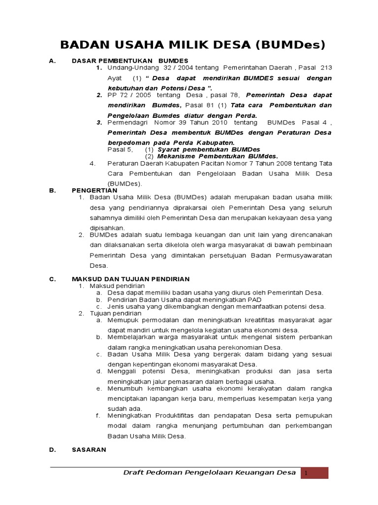 cONTOH Pembentukan Bumdes | PDF | Ilmu Sosial | Teknologi & Rekayasa