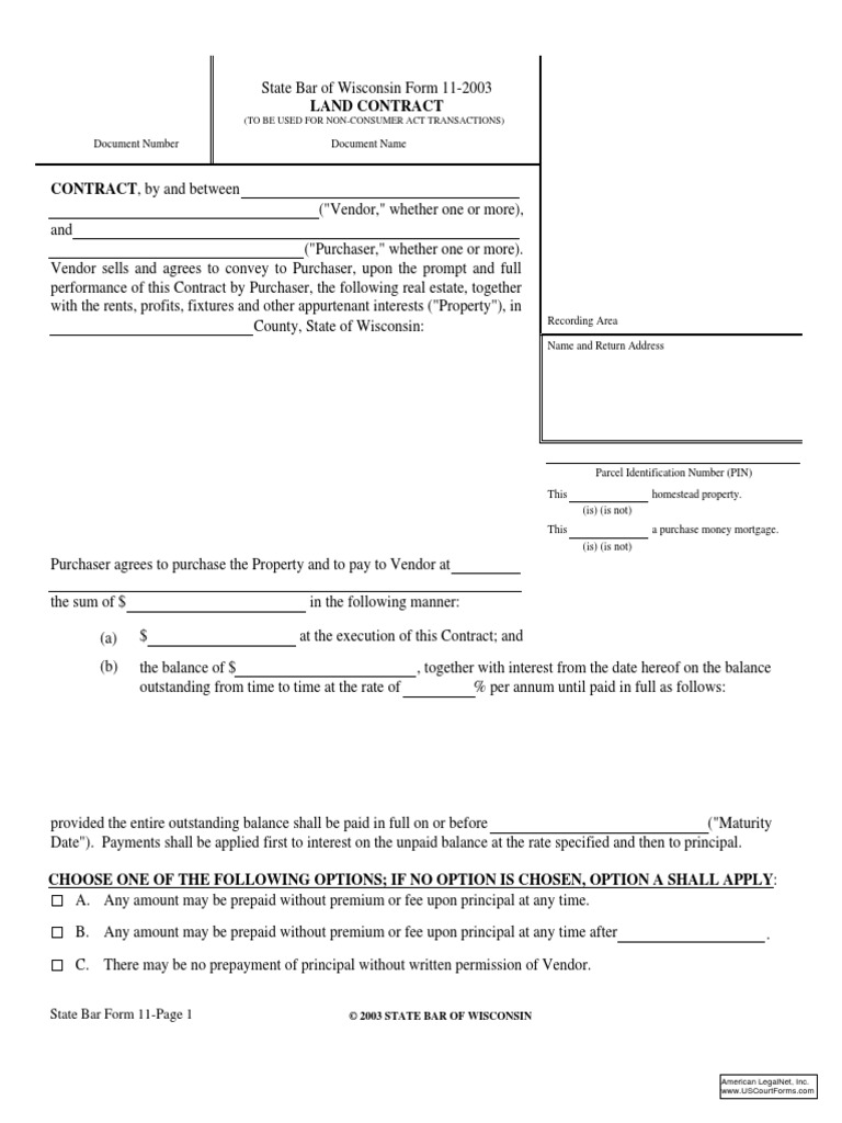Fillable State Bar Of Wisconsin Form 3 2003 - Printable Forms Free Online