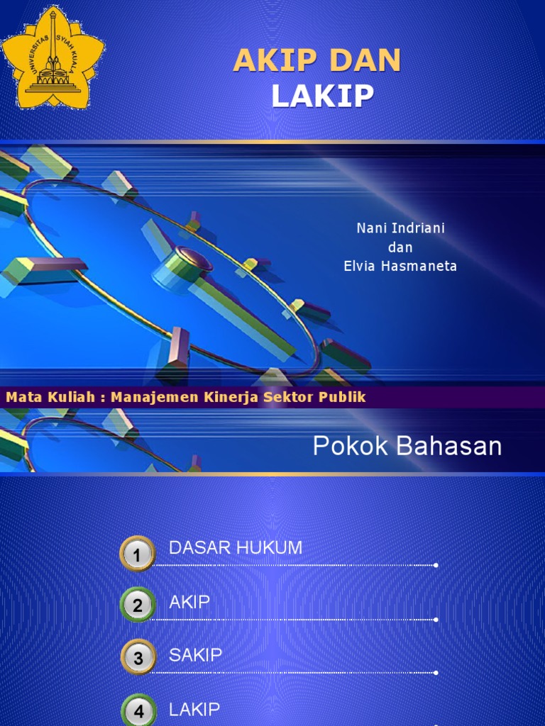 Slide Akip, Lakip Dan Sakip | PDF