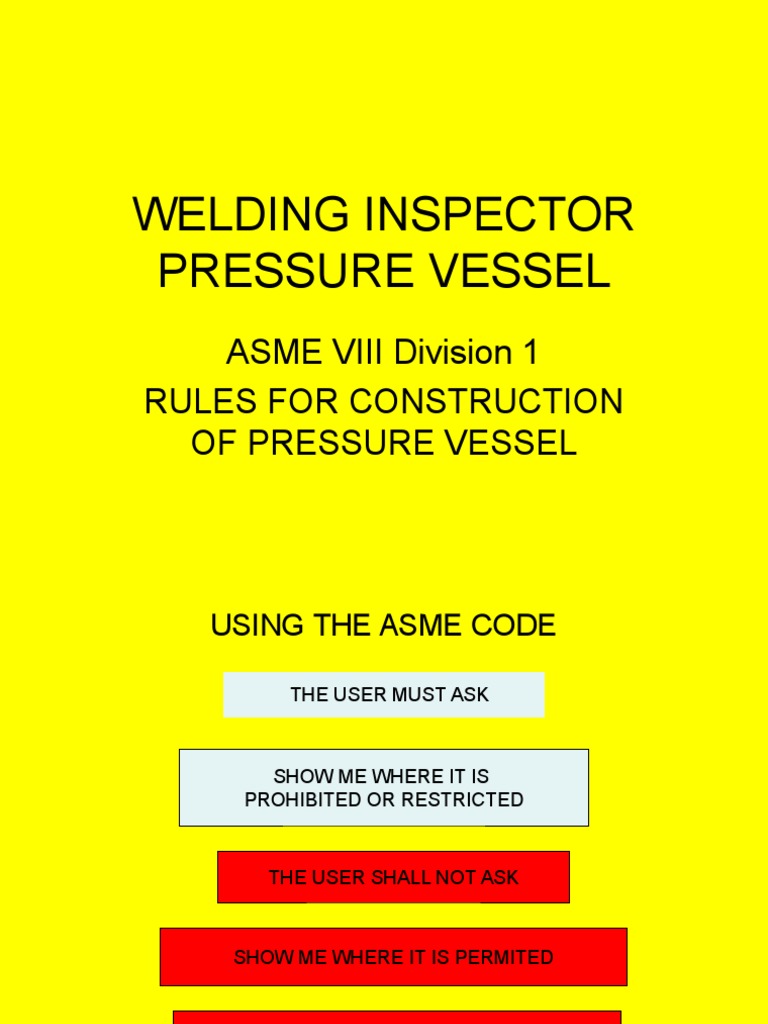 Welding Inspection Pressure Vessel | PDF | Welding | Construction