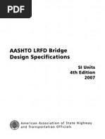 LRFD Guide Specifications For The Design of Pedestrian Bridge (2009 ...