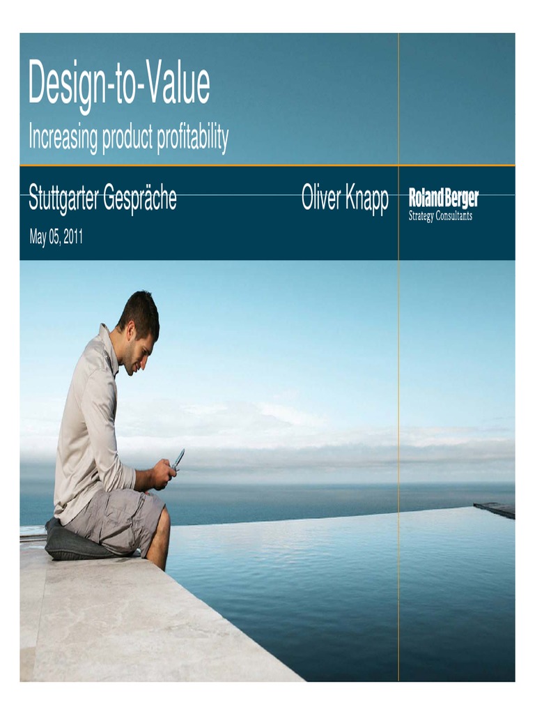 Design To Value | PDF | Packaging And Labeling | Strategic Management