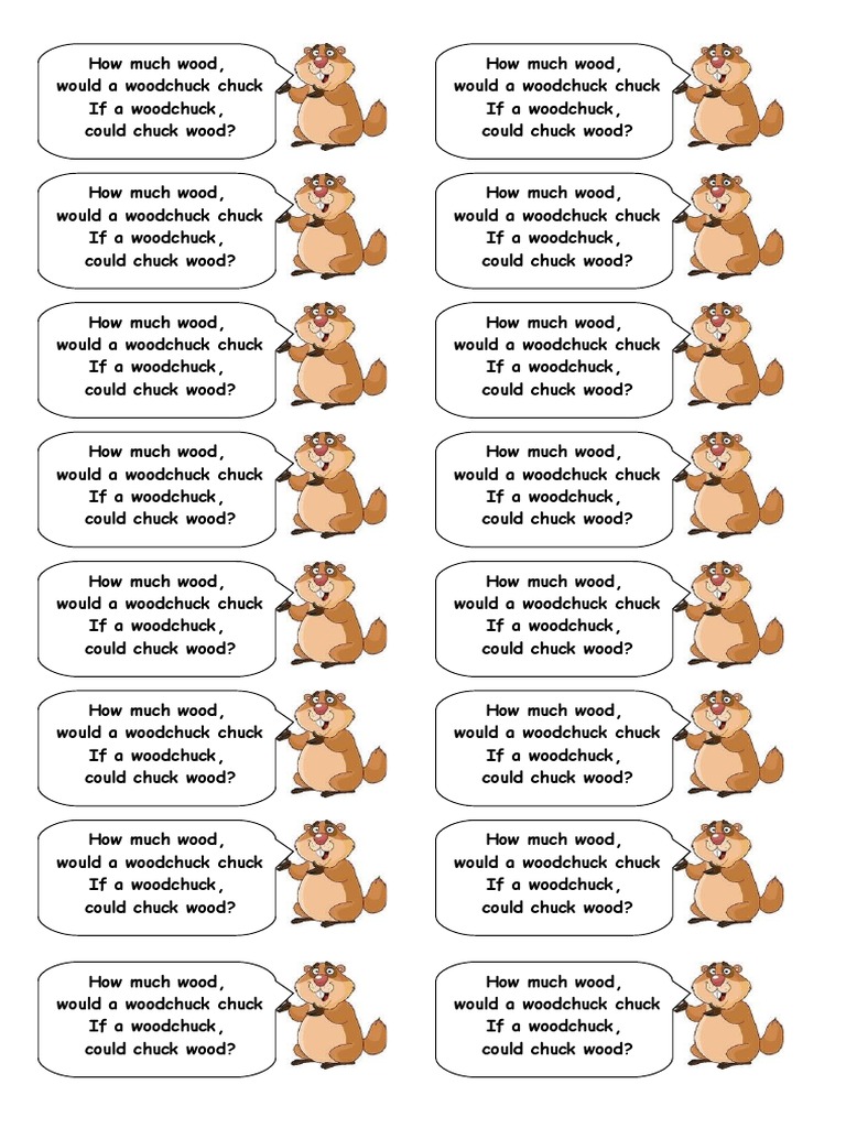 Tongue Twisters | Download Free PDF | Animals And Humans | Zoology