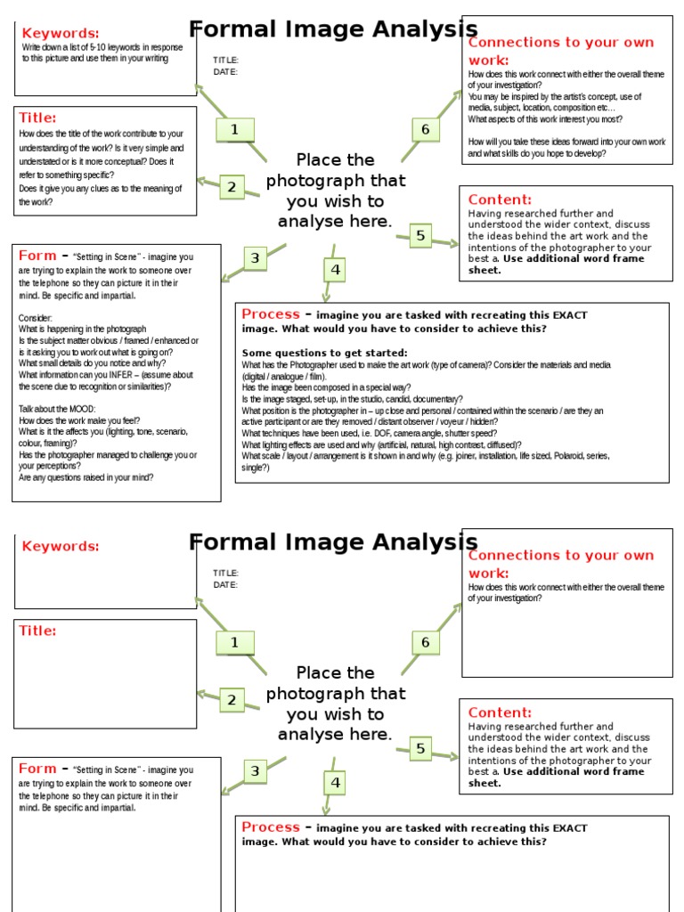 Photograph Analysis Framework | PDF | Camera | Composition (Visual Arts)