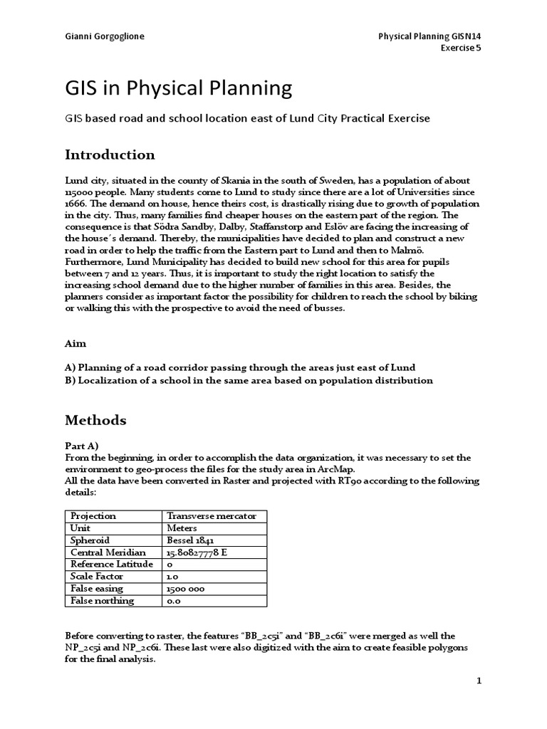 GIS in Physical Planning | PDF | Forests | Geographic Information System
