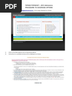Short Steps of How To Upload and Download University Preference | PDF