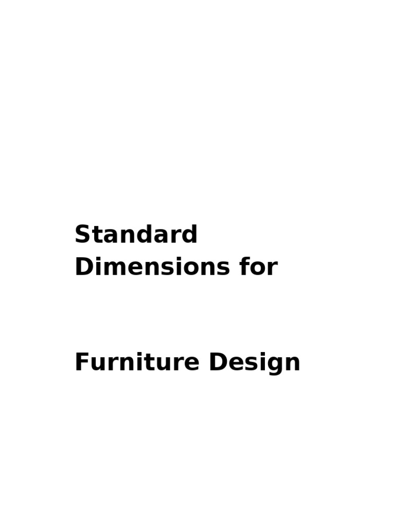 Furniture Design | PDF
