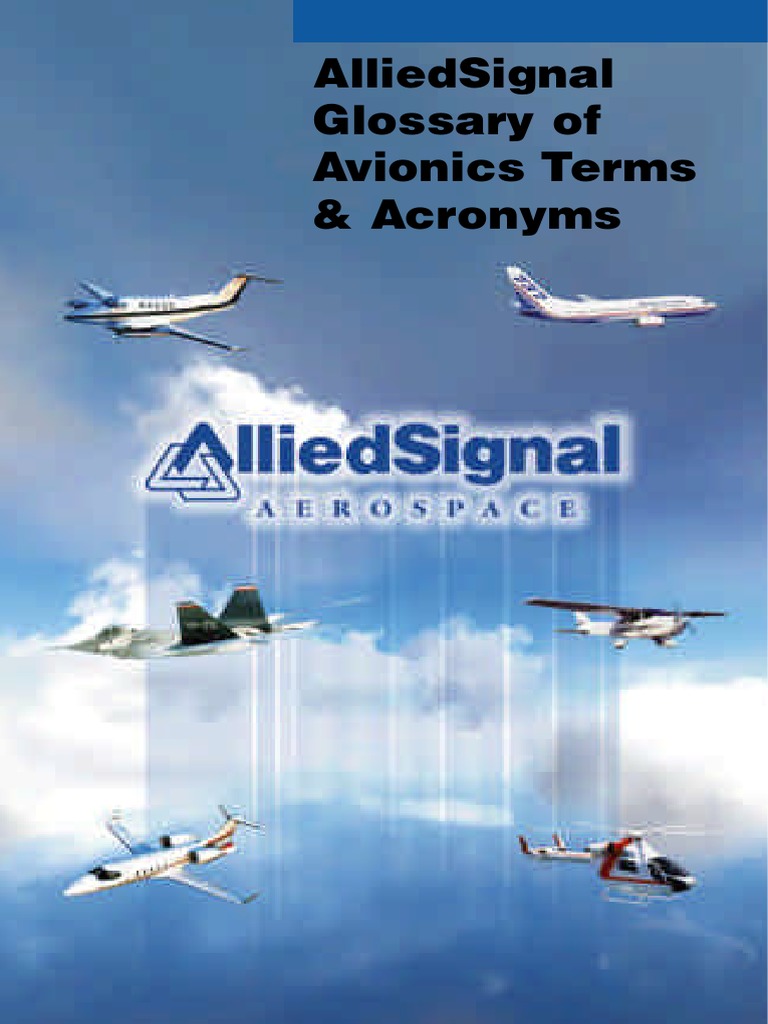 AlliedSignal Vocabulary | PDF | Air Traffic Control | Avionics