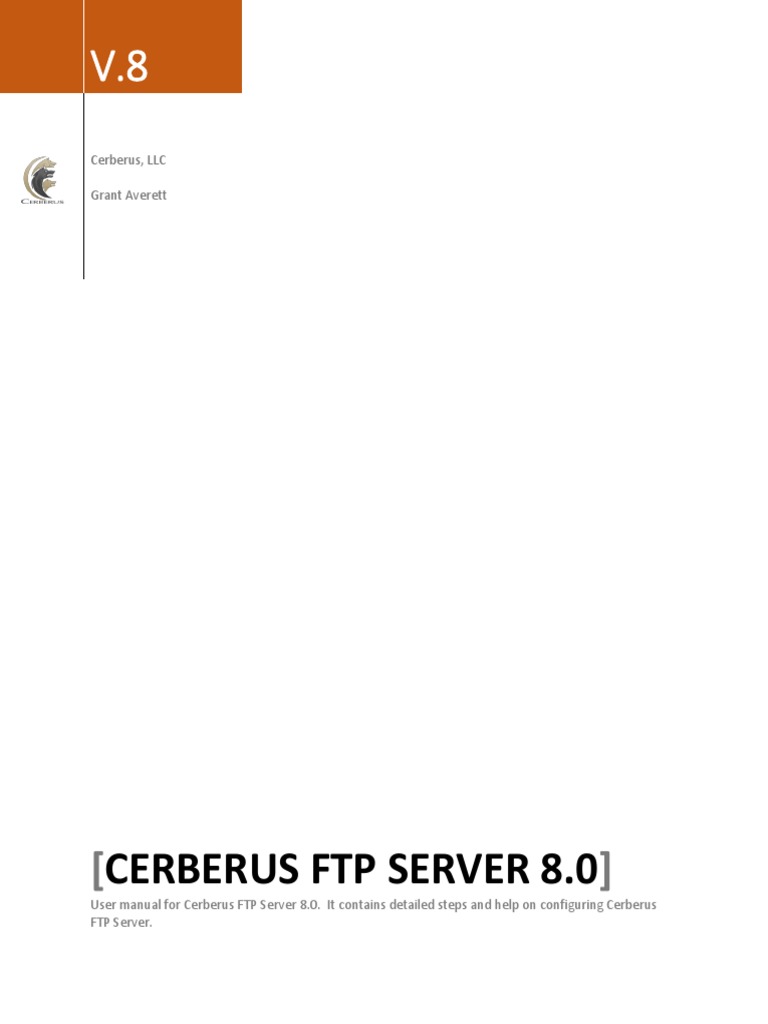 CerberusFTPServer80 Admin Guide | PDF | File Transfer Protocol | Transport Layer Security
