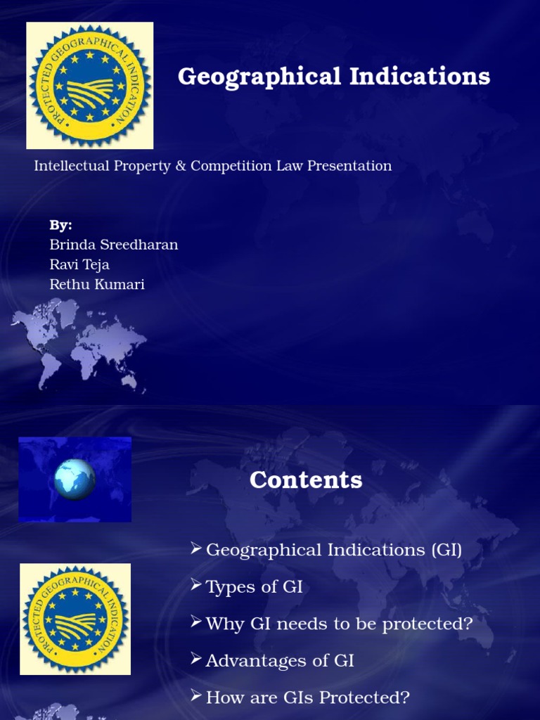 Understanding Geographical Indications | PDF | Government Information ...