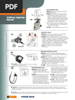 Power Team P Series Manual (2 Speed) | PDF | Pump | Valve